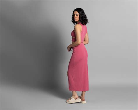 Crop Top Y Falda Thinner Rosa
