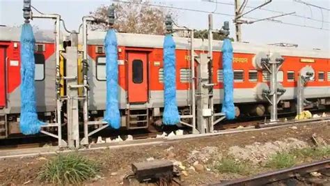 Indian Railways Launches First Automatic Coach Washing Plant For Water