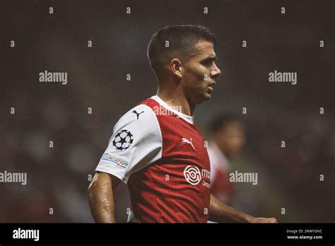 Victor Gomez During Uefa Champions League 202324 Game Between Sc Braga
