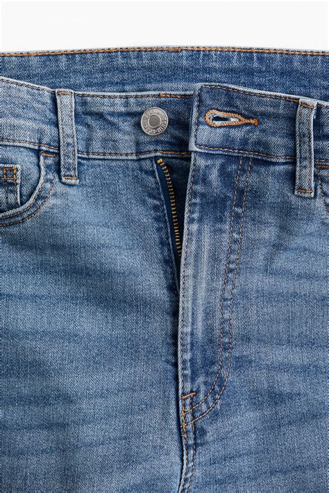 Ultra High Ankle Jeggings Light Denim Blue Ladies Handm Us