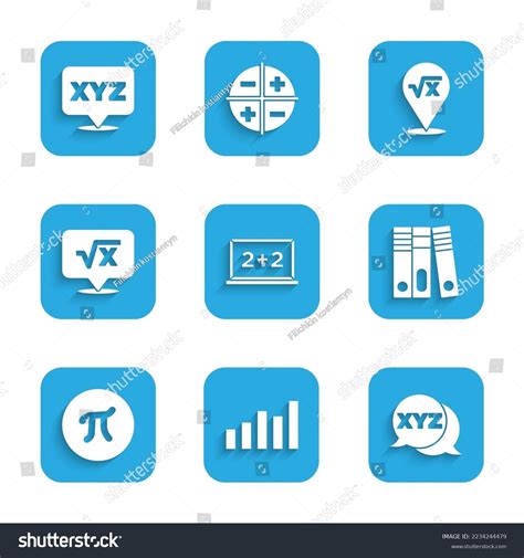Set Chalkboard Graph Schedule Chart Diagram Stock Vector Royalty Free 2234244479 Shutterstock