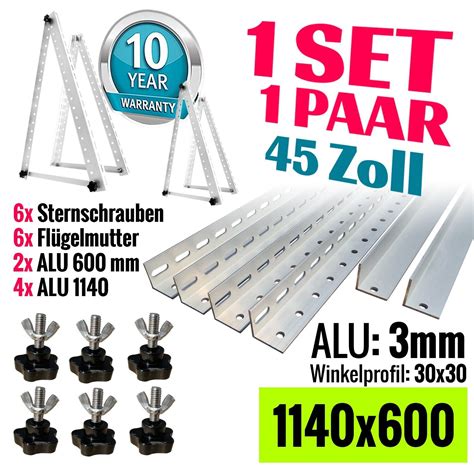 Solarpanel Solarmodul Halterung Bis 118cm Photovoltaik