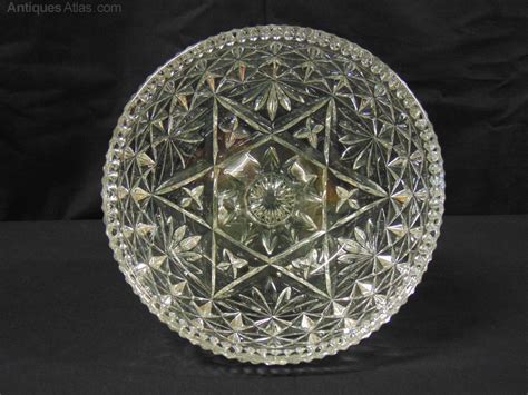Antiques Atlas Victorian Large Pressed Glass Footed Bowl As302a1801