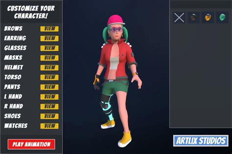 Customizable 3d Characters Pack
