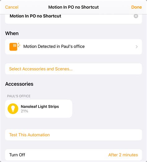 Home Automation Issue With Eve Motion Shortcuts Automators Talk