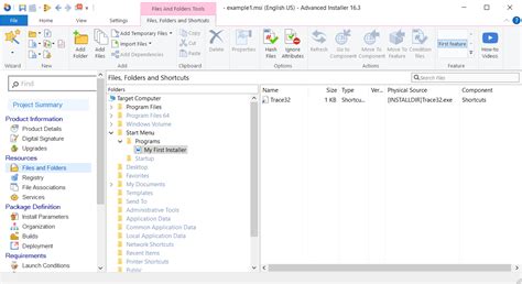 wix tutorials add shortcuts and registry to msi alexandru marin