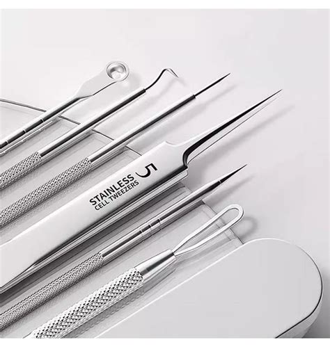 여드름 제거기 블랙헤드 압출 지방 입자 압출 8종세트 티몬