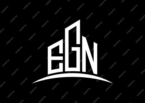 Premium Vector Letter Egn Building Vector Monogram Logo Design