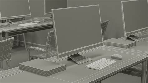 Computer Lab Setup Model Turbosquid 2374719