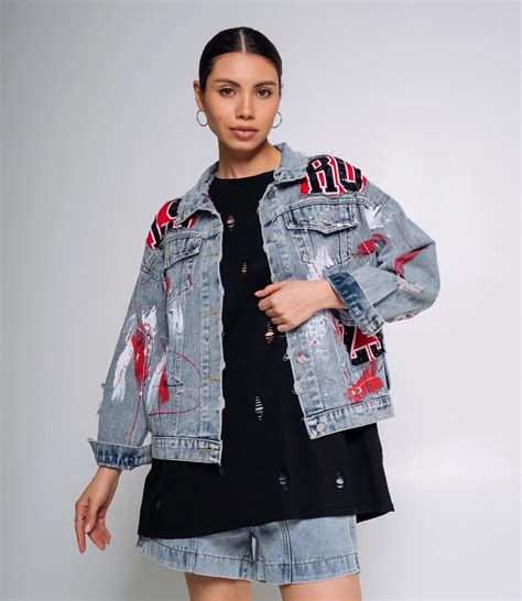 Джинсовая куртка КТ8827 голубой купить женские джинсовые куртки оптом