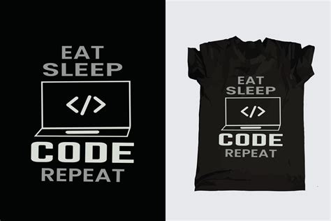 Computer Programmer Typography T Shirt 11478851 Vector Art At Vecteezy