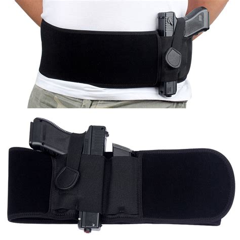 Belly Band Pistol Holster Concealed Carry Kms
