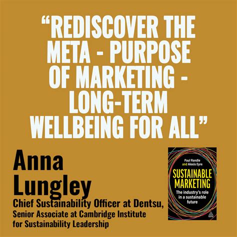 Anna Lungley Chief Sustainability Officer At Dentsu Senior Associate At Cambridge Institutefor