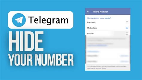 How To Hide Your Number On Telegram Easy Telegram Tutorial Video