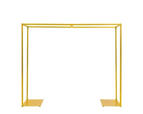 Structure Métallique Or 52x12x42 Évènements Glamour