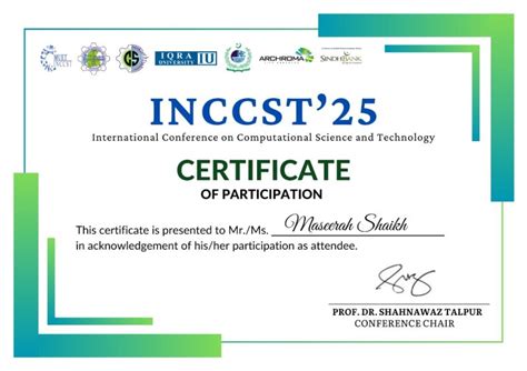 Inccst25 Computationalscience Techconference Innovation Maseerah S