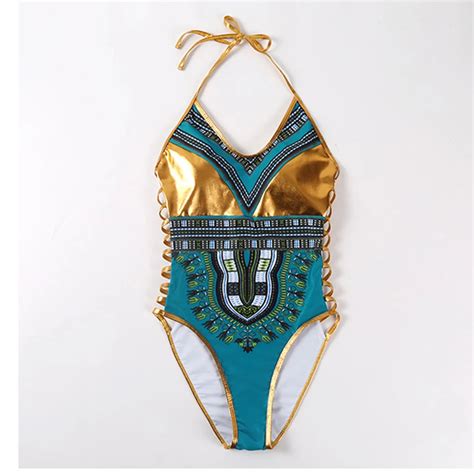 Buy Sexy Golden One Piece Monokini 2017 Women Multi