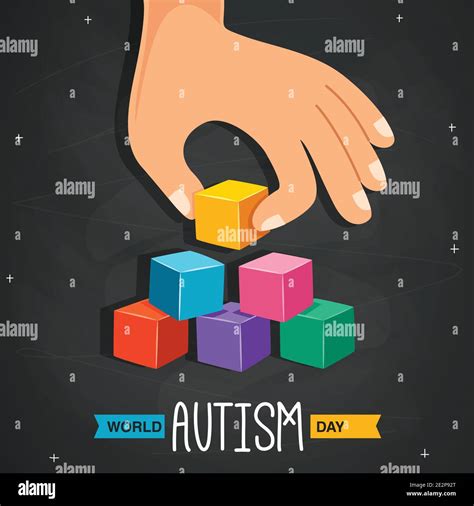 Concept Drawing Of Autism Awareness Stock Vector Image And Art Alamy