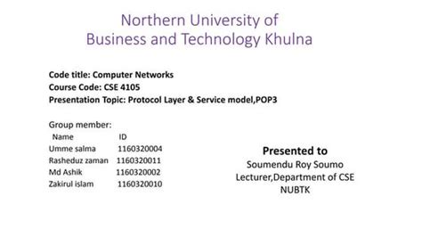 5 Protocol Layering Ppt