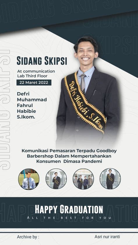 Pamflet Ucapan Selamat Wisuda