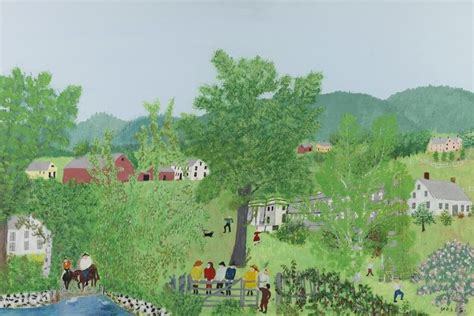 모지스 할머니grandma Moses 할머니의 따뜻하고 다정한 그림 네이버 블로그