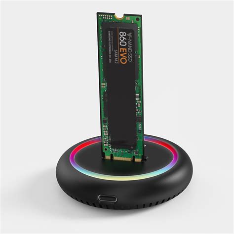 Jual Blueendless Dual Protocol SSD M 2 Docking Station RGB LED Light M