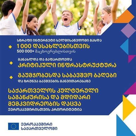 ევროკავშირი საქართველოში Eu For Georgia