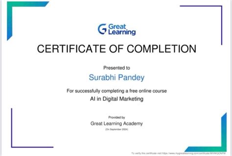 surabhi pandey on linkedin ai digitalmarketing greatlearning