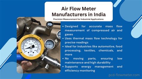 Ppt Inline Compressed Air Flow Meter With Output Interface Pcd Flowmeter Powerpoint