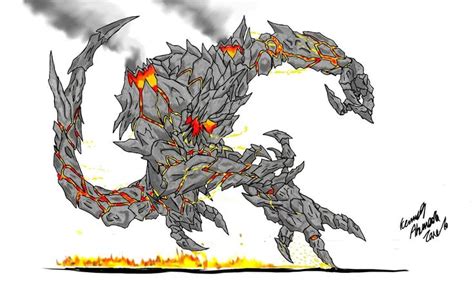 Godzilla Hybrid Kaiju Art Godzilla Monster Art