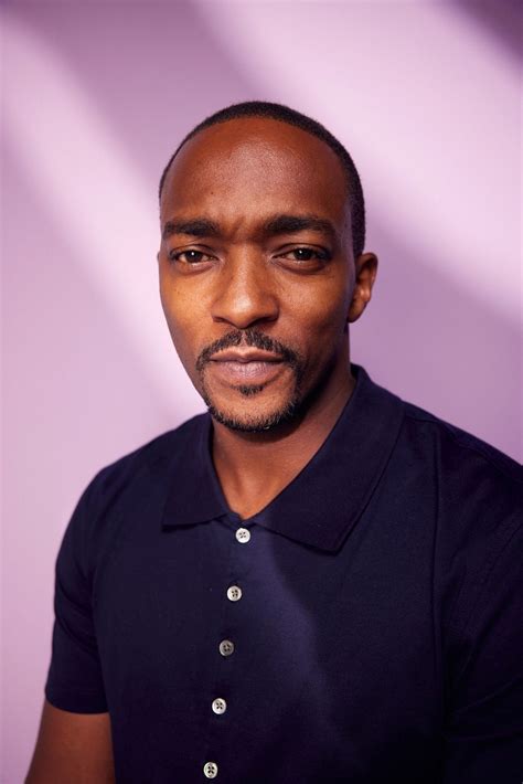 Anthony Mackie Poses At The Imdb Official Portrait