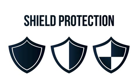 Premium Vector Collection Of Shields In Flat Design