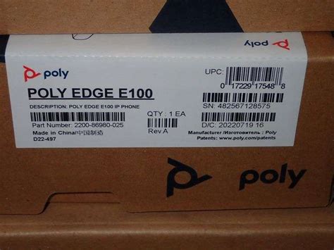 98 Poly Edge E100 Ip Phones Rosen Systems