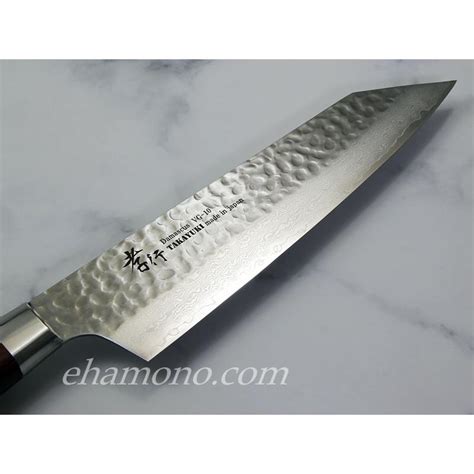 堺孝行 V金10号ダマスカス33層鎚目 剣型牛刀（切付牛刀）190 Ehamono Yahoo店 通販 Yahooショッピング