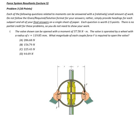 solved force system resultants lecture 5 problem 3 10