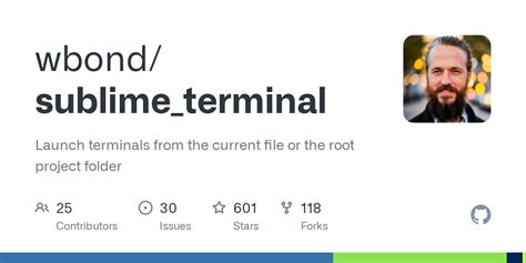 Github Wbondsublimeterminal Launch Terminals From The Current File Or The Root Project Folder