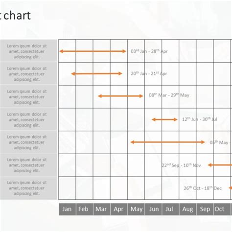 Animated Gantt Chart PowerPoint Template