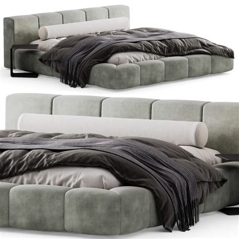 Saba Italia Pixel Bed 367809 3d Model Download 3d Model Saba Italia