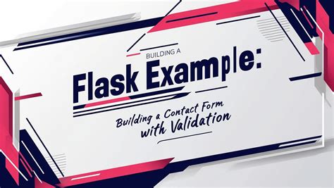 flask example building a contact form with validation python in