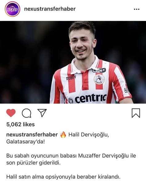 Nexus Halil Dervisoglu Is Loaned With An Option To Buy Rgalatasaray