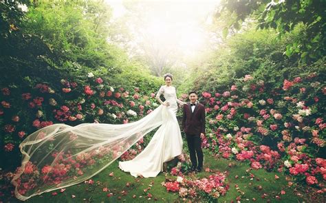 曝陈文宏婚纱照，新娘犹如仙女下凡！ 爱羽客羽毛球网