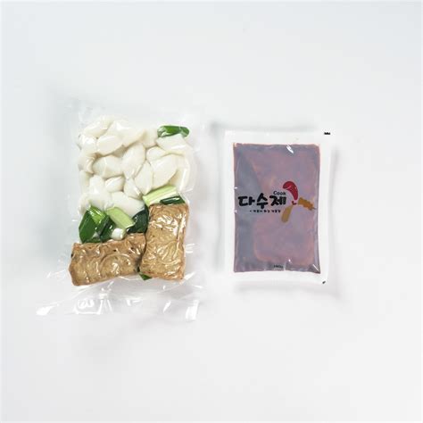 간편하게 즐기는 떡볶이 밀키트 밀떡 1인분 [중동 다수제] 배민 장보기∙쇼핑