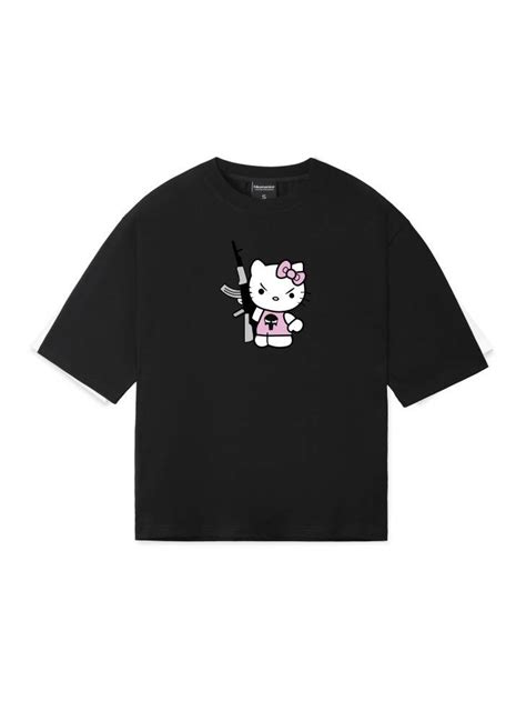 Футболка NICENONICE "HELLO KITTY AK-47" Black купить в интернет ...