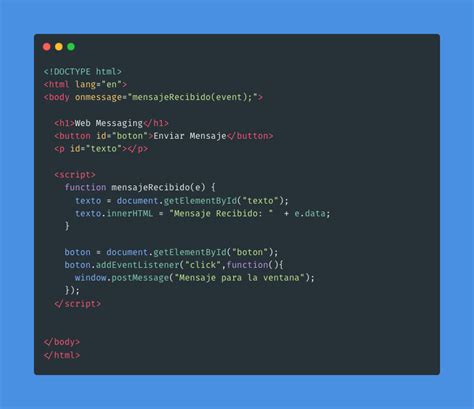 Web Messaging En Html5