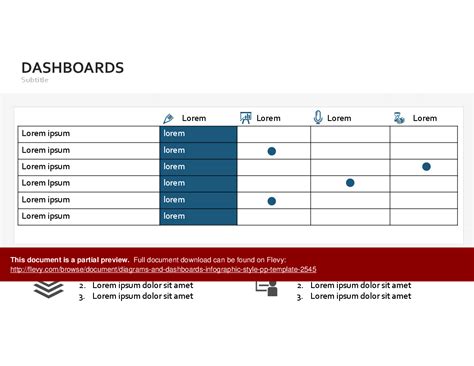 Diagrams Dashboards Infographic Style PowerPoint Template PPT Slide Deck