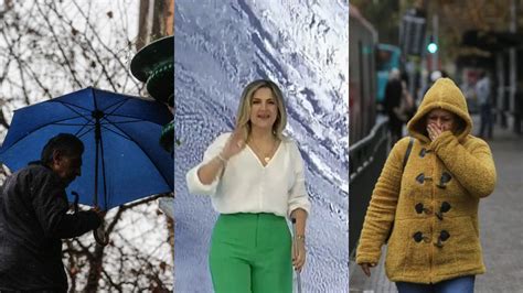 Lluvia ola polar y días completamente nublados en Santiago