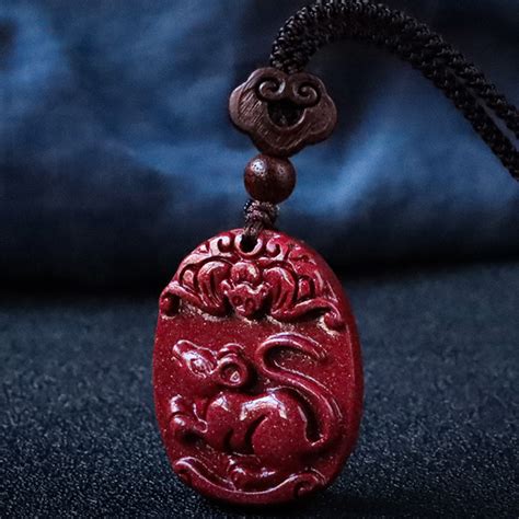 天然朱砂原石12十二生肖鼠牛虎兔龙蛇马羊猴鸡狗猪属相吊坠挂件虎窝淘