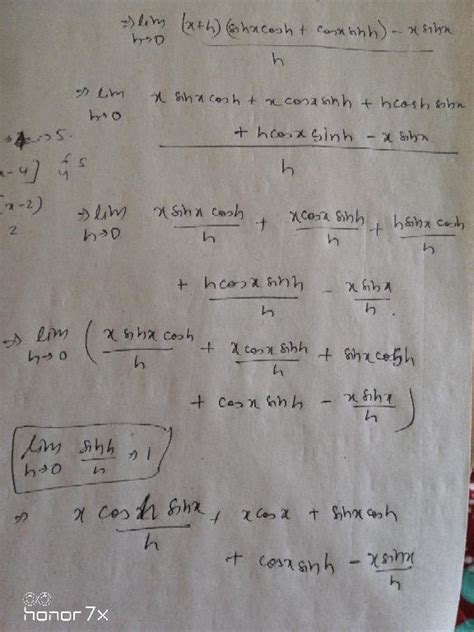 Find The Derivative Of Cosec X By Using First Principle Of Derivatives