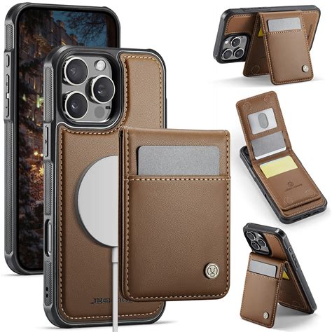 Dteck 2 In 1 Wallet Case For Iphone 15 Compatible With Magsafe For Men