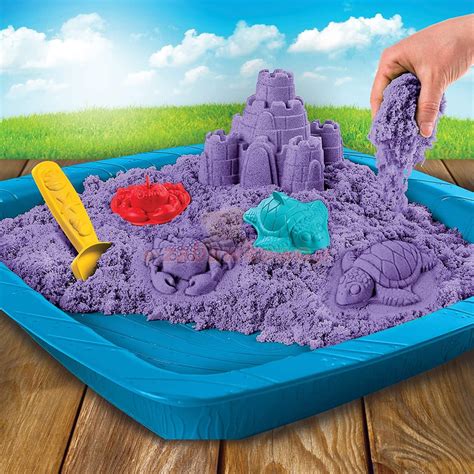 KINETIC SAND PIASEK KINETYCZNY ZAMEK FIOLETOWY 6024397 CIASTOLINA I